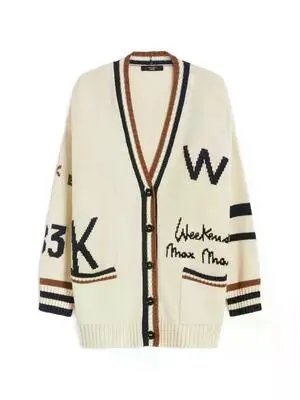 Max Mara Striped Button Cardigan