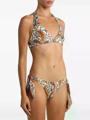 Etro Floral Paisley Bikini - Neutrals