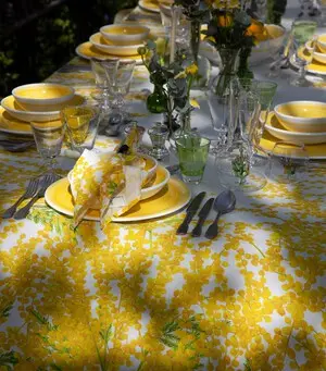 SUMMERILL & BISHOP Linen Mimosa Napkin