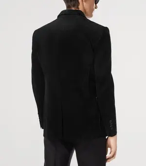 TOM FORD Suede Single-breasted Blazer