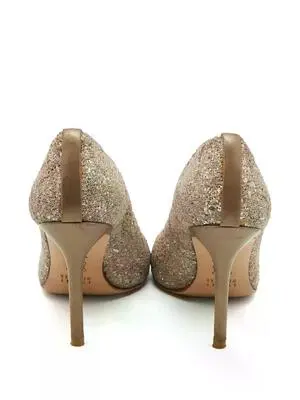 STUART WEITZMAN 100mm Glitter-embellished Pumps