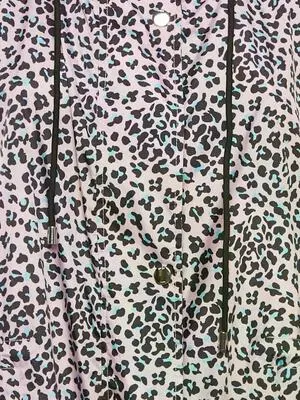 Maje Leopard-print Zip-up Coat