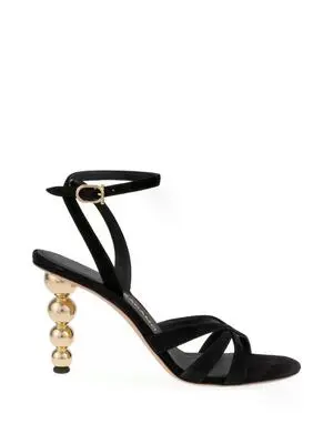FERRAGAMO Bauble Heel Strappy Sandals