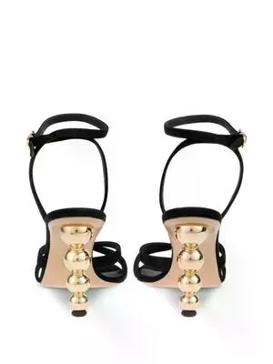 FERRAGAMO Bauble Heel Strappy Sandals