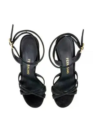FERRAGAMO Bauble Heel Strappy Sandals