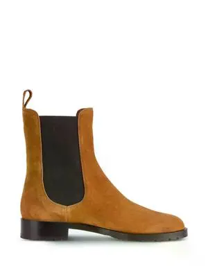 FERRAGAMO Leather Chelsea Boots