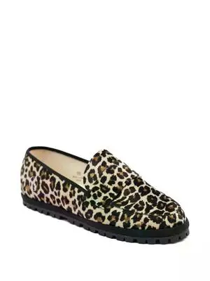 GONDOLINA Leopard Print Loafers
