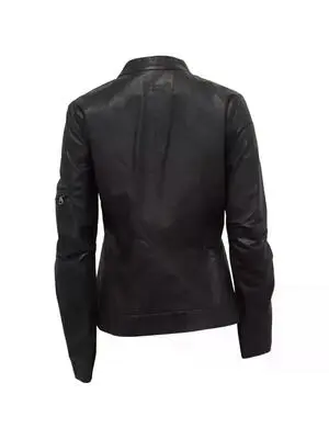 Theory Leather Zip Jacket