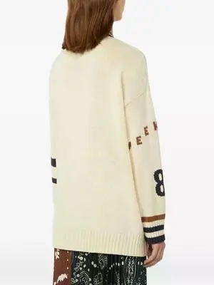 Max Mara Blasone Striped Button Cardigan - Neutrals