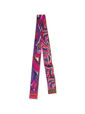 Emilio Pucci Mixed-print Scarf - Purple