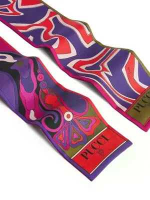 Emilio Pucci Mixed-print Scarf