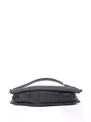Prada Zipped Shoulder Bag With Logo