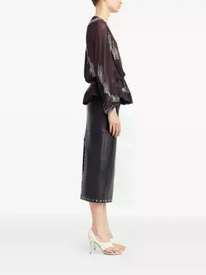 16Arlington Tula Embellished Long-sleeve Top