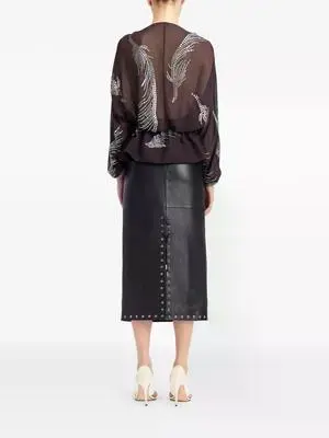 16Arlington Tula Embellished Long-sleeve Top