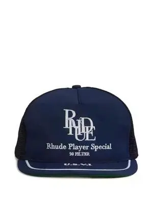 Rhude Logo-plaque Baseball Cap - Blue