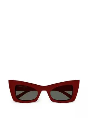 Saint Laurent Cat-eye Frame Sunglasses - Red