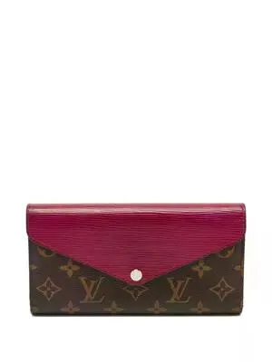 LOUIS VUITTON Marie-lou Monogram Leather Wallet - Pink