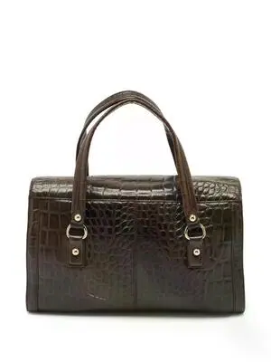 Dkny Croc-embossed Leather Tote