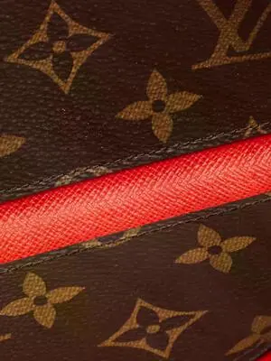 LOUIS VUITTON 2019 Emilie Bloom Coquelicot Monogram Canvas Wallet