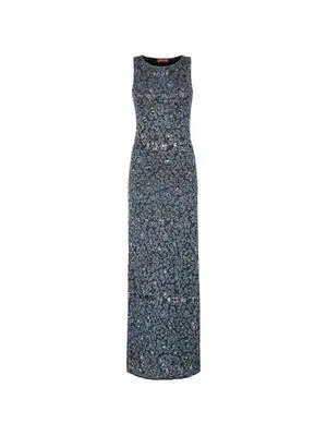 Missoni Sleeveless Floral Maxi Dress - Blue