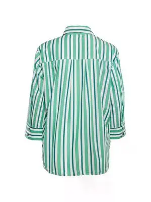 GANNI Striped Buttoned Shirt