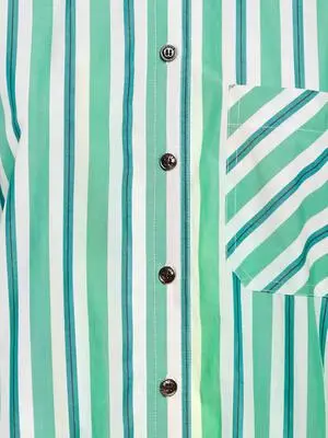 GANNI Striped Buttoned Shirt