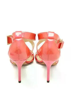 JIMMY CHOO Lottie Heeled Sandals - Orange