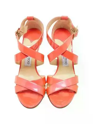 JIMMY CHOO Lottie Heeled Sandals - Orange