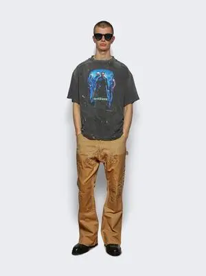 SAINT MXXXXXX X The Matrix Green Logo T-shirt