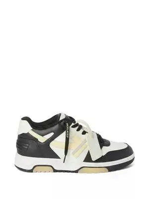 Off-White Lace-up Heel Counter Sneakers - Black