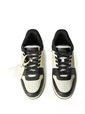 Off-White Lace-up Heel Counter Sneakers - Black