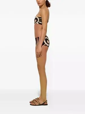 Emilio Pucci Marmo-print Mini Shorts