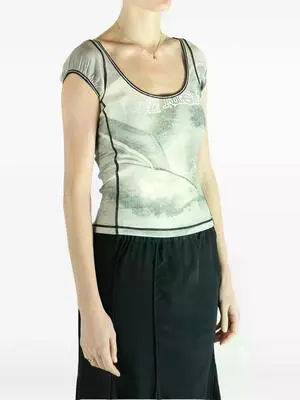 DIESEL® Graphic-print T-shirt - Grey
