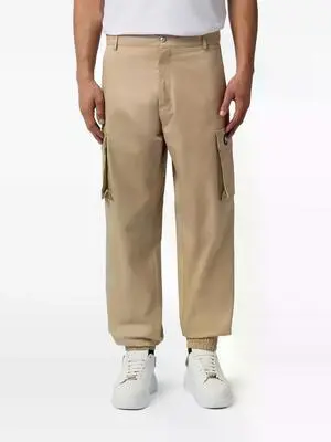Philipp Plein Straight Cargo Trousers - Neutrals