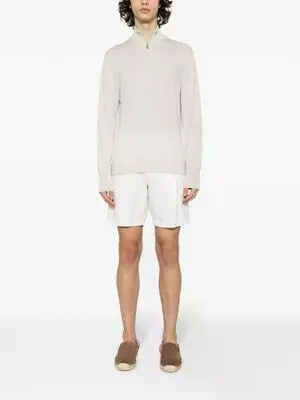 Eleventy Half-zip Wool Jumper