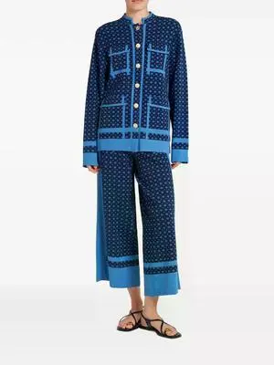 TEMPERLEY LONDON Ditzie Floral-print Knit Jacket