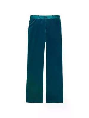 Rabanne Straight-leg Velvet Trousers