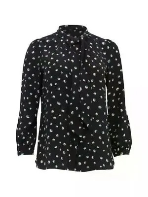 Marc Jacobs Printed Tie Neck Blouse