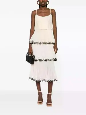 Zimmermann Scoop-neck Midi Dress
