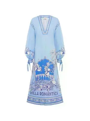 Alemais Tie Neck Day Dresses