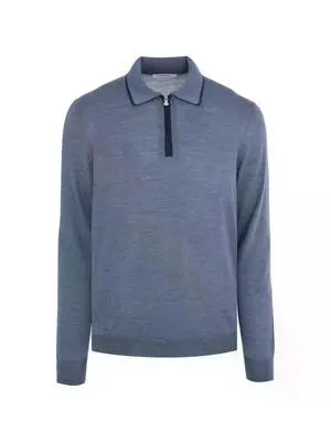 Gran Sasso Zip Up Polos For Men