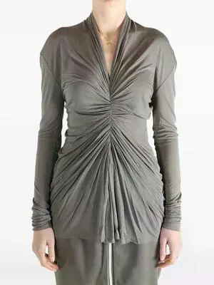 Rick Owens Draped Top - Grey