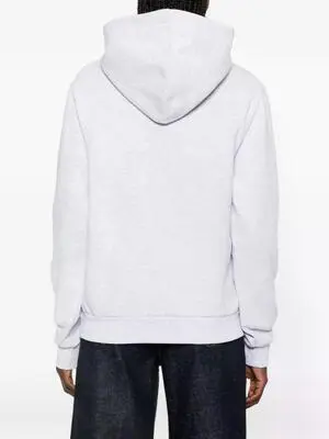 A.p.c. Embroidered Logo Hoodie - Grey