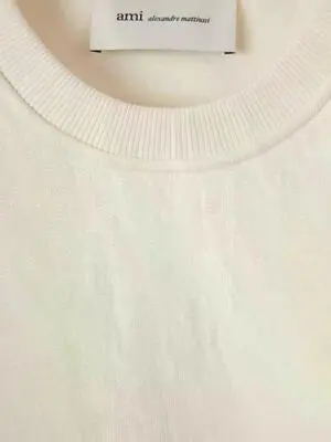 AMI Paris Cotton Sweater With Heart Logo