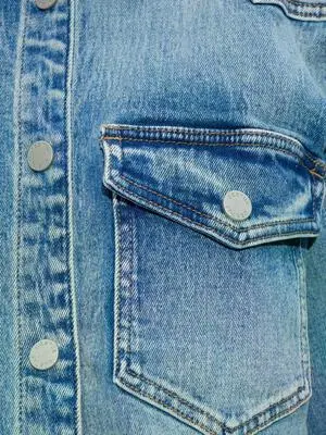 GESTUZ Buttoned Pocketed Denim Jacket