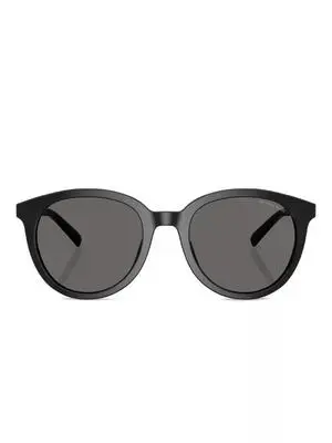 Michael Kors Big Bend Round-frame Sunglasses - Black