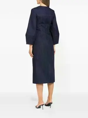 Florence & Fortitude Square Neck Button Dress
