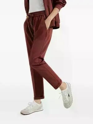 Brunello Cucinelli Drawstring Track Pants - Red