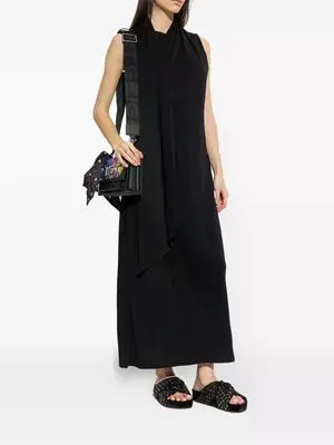 Kurt Geiger Embellished Cross-strap Flat Sandals - Black