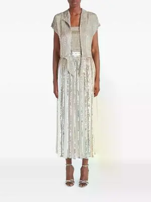 TEMPERLEY LONDON Filigree Sequin-embellished Jacket